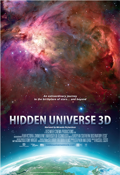 00 Mff Hu2d 1sht 02 2 Final - Imax Extreme Adventure Hidden Universe (920x600), Png Download