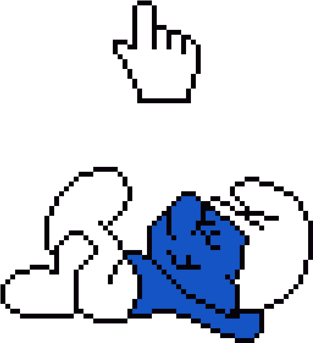 Smurf - Minecraft Smurf Pixel Art (910x940), Png Download