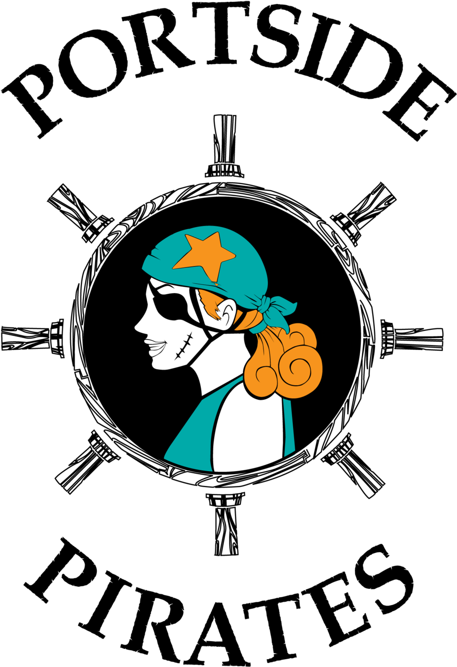 Portside Pirates - Original Product Badge (1000x1419), Png Download