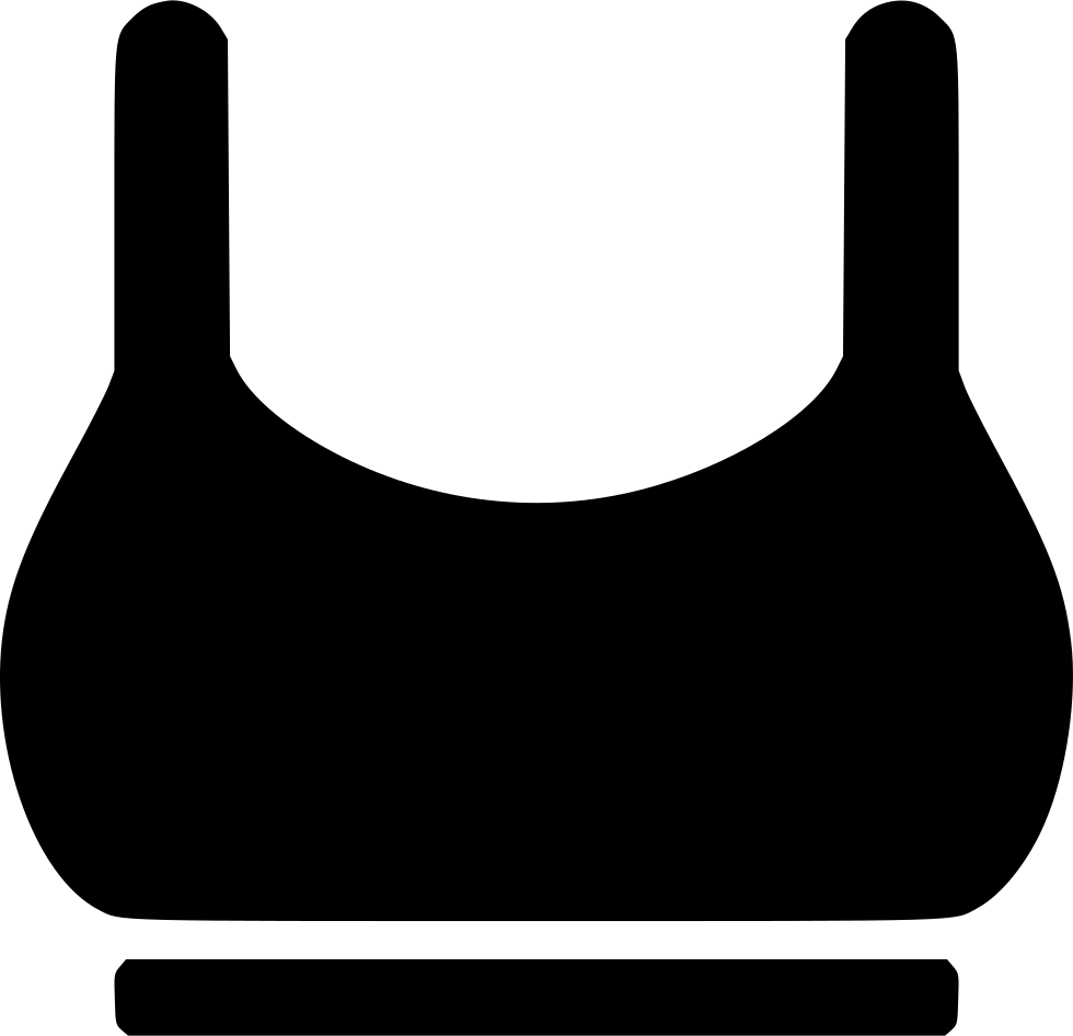 Picture Free Download Sport Undergarment Women Svg - Sports Bra Icon ...