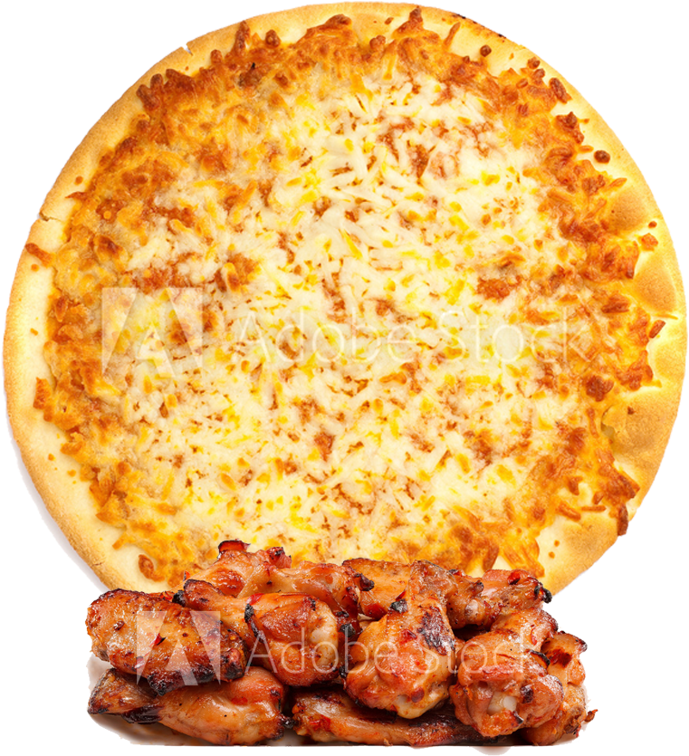 Medium Cheese Pizza (839x834), Png Download