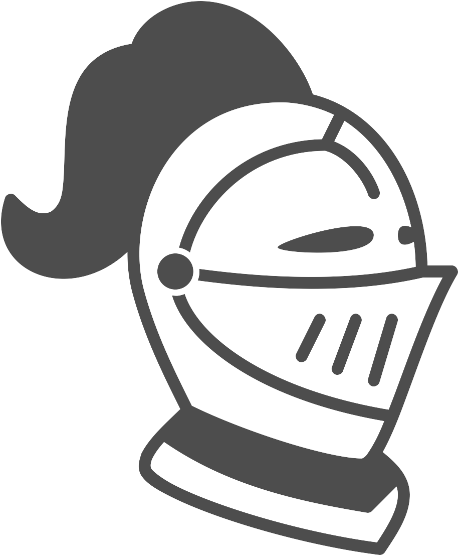 Gandalf Clipart Medieval - Knight Easy Drawing (1200x1200), Png Download