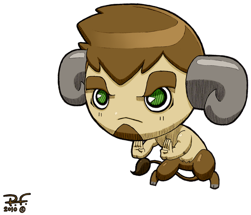 Minotaur Chibi (900x715), Png Download