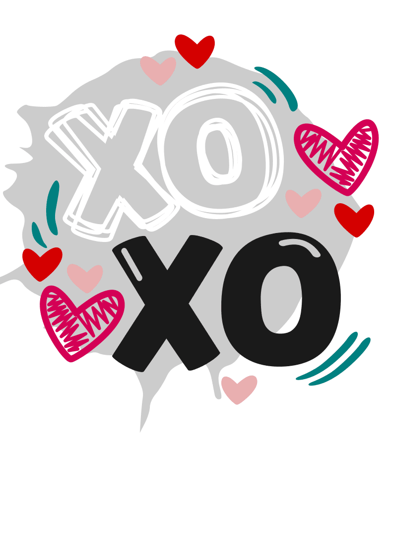 Download Xoxo - Heart | Transparent PNG Download | SeekPNG