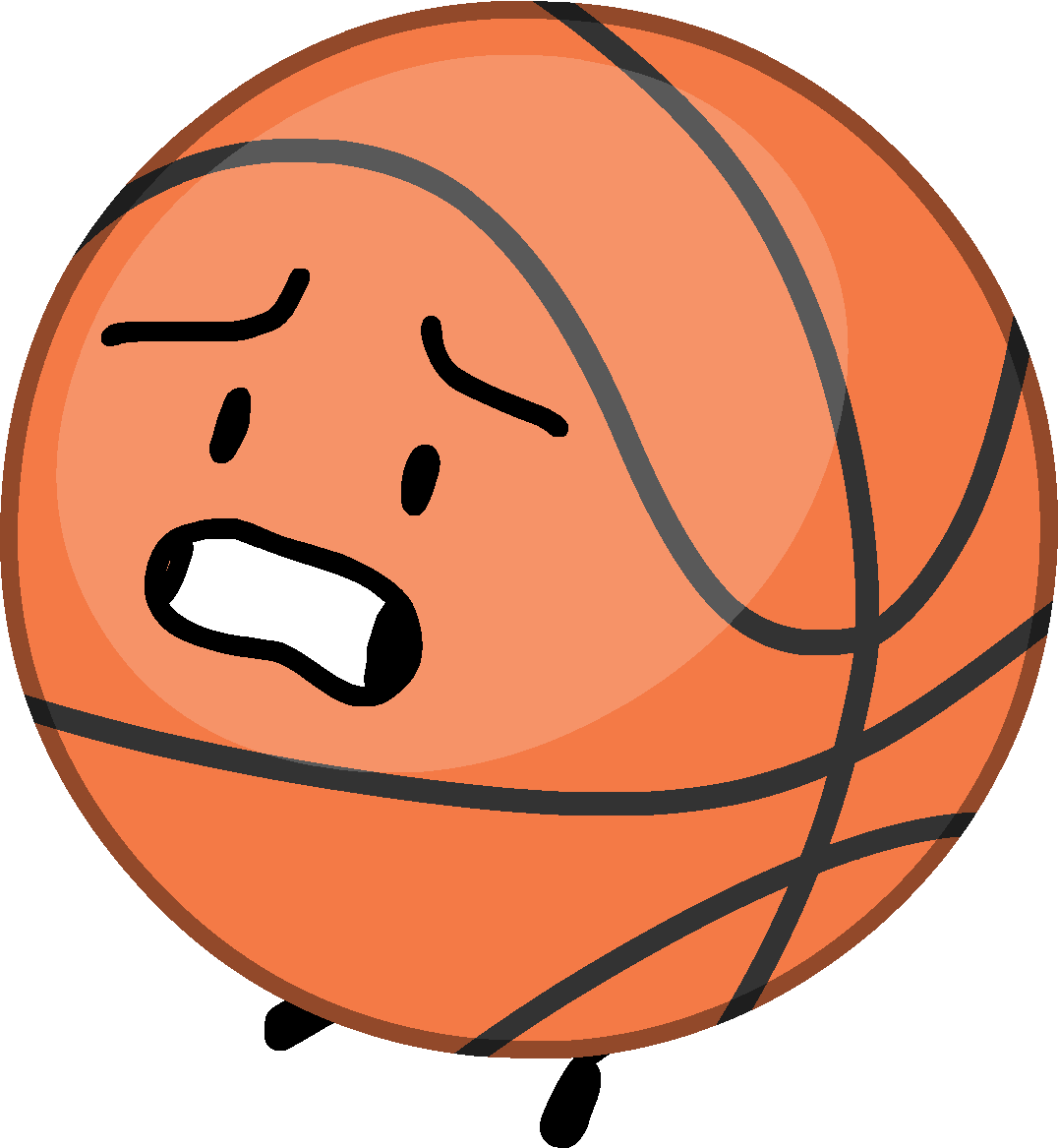 Download Basketball Scared - Bfb Basketball | Transparent PNG Download ...