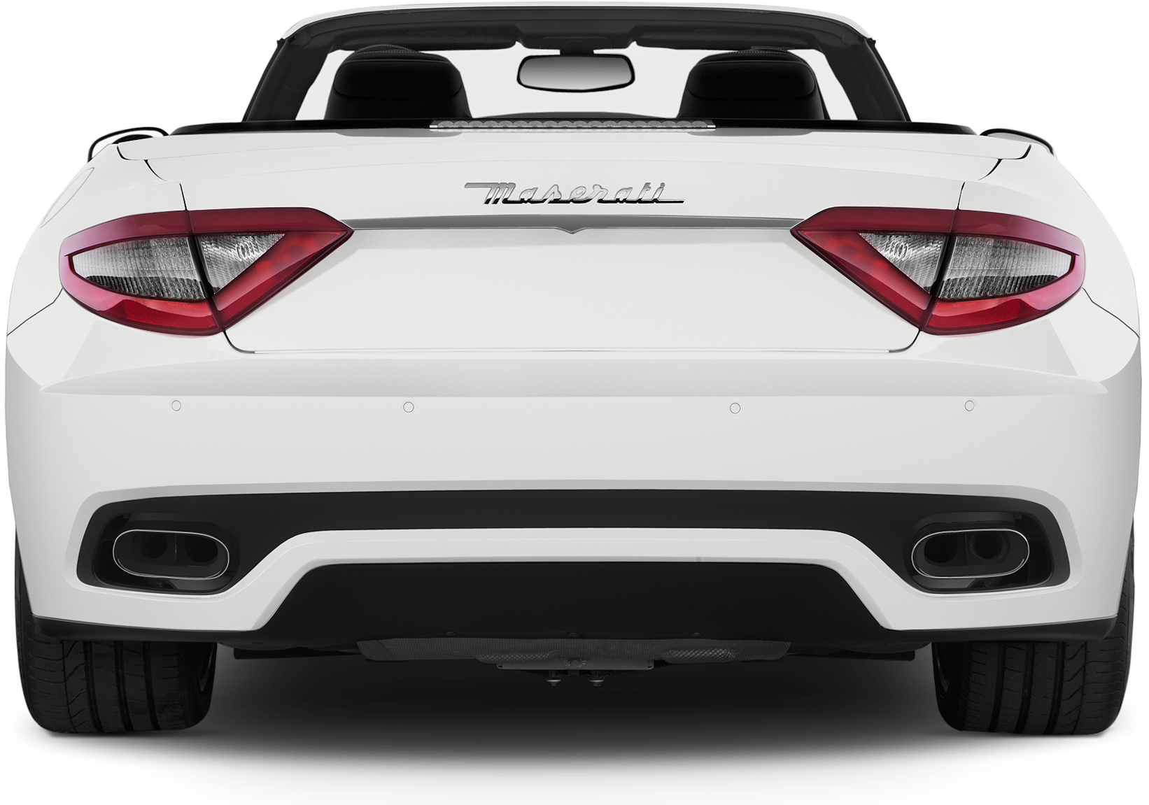 7 - - Maserati Granturismo Rear View (1360x903), Png Download