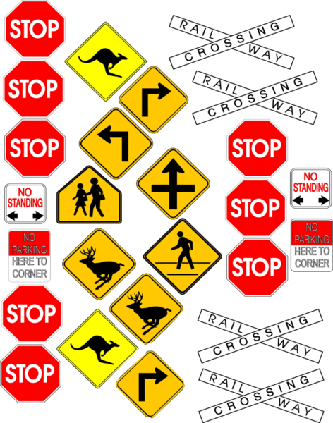 Download Street Signs - Signs On The Streets | Transparent PNG Download ...