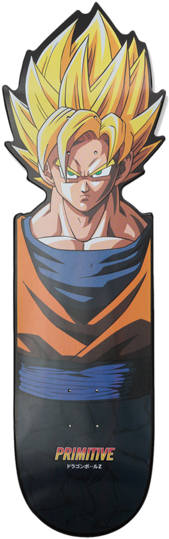 Primitive Dragon Ball Z Deck Goku (600x600), Png Download