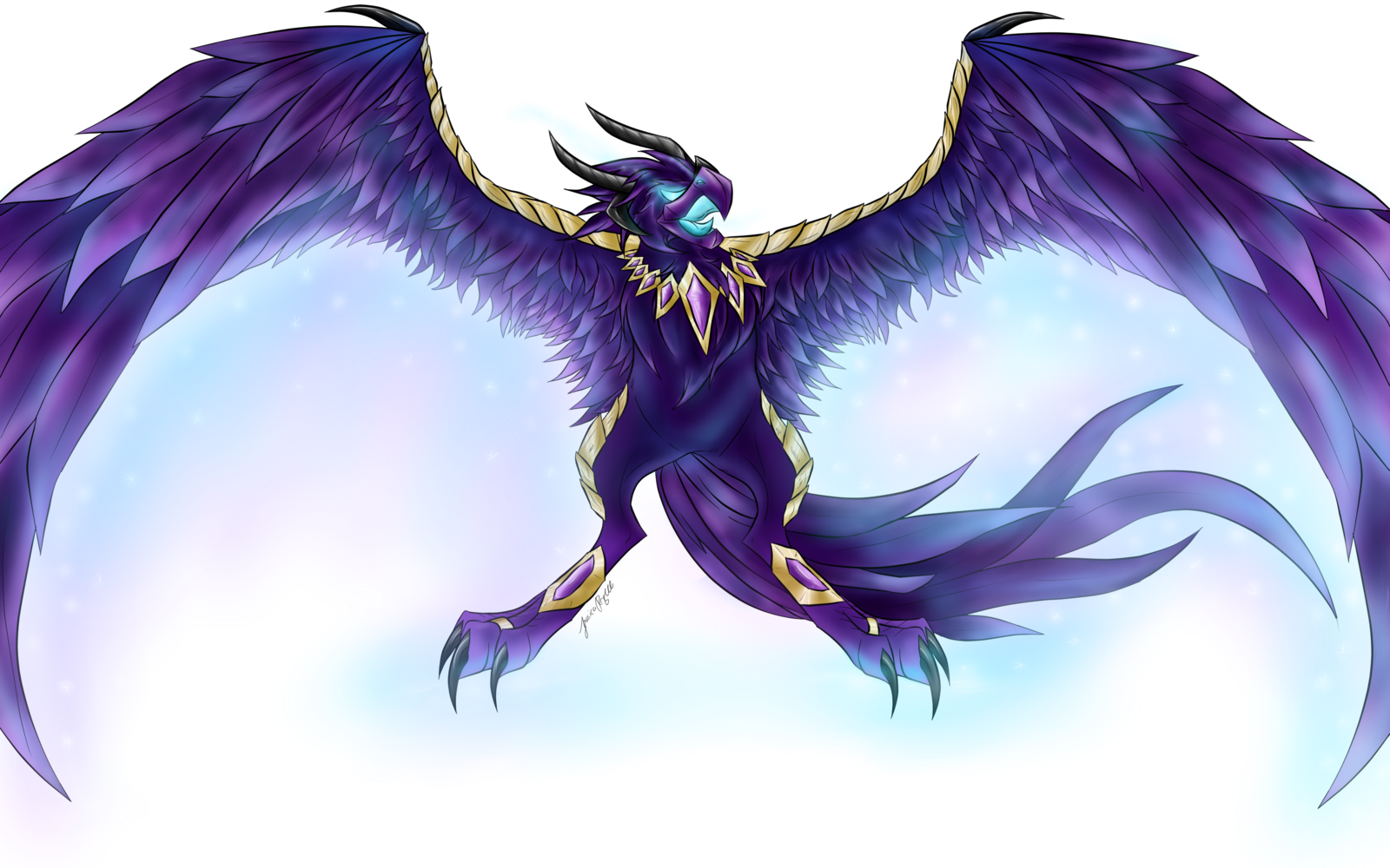 Clipart Royalty Free Stock Black Phoenix By Zierra - Dark Purple Purple ...