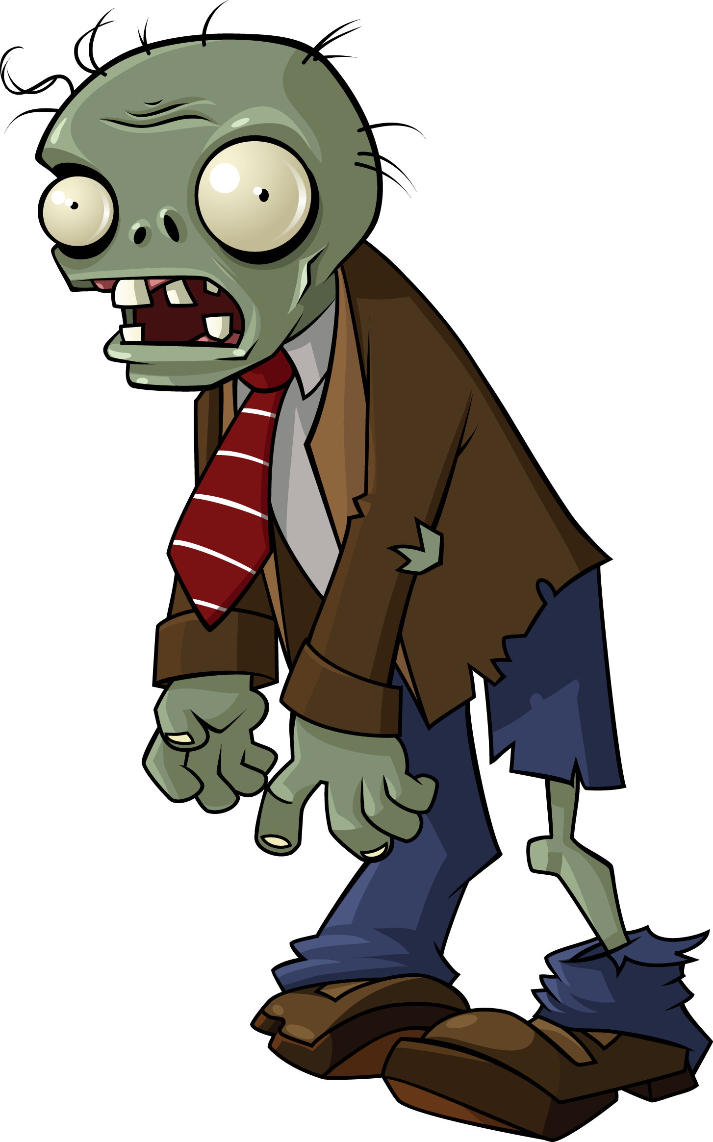 Vs Transparent Zombies - Plants Vs Zombies Normal Zombie (1454x2329 ...