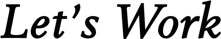 Let's Work Png - Calligraphy (1002x276), Png Download