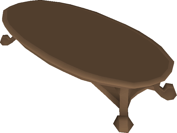 Mahogany Table - Carved Teak Table Osrs (671x506), Png Download