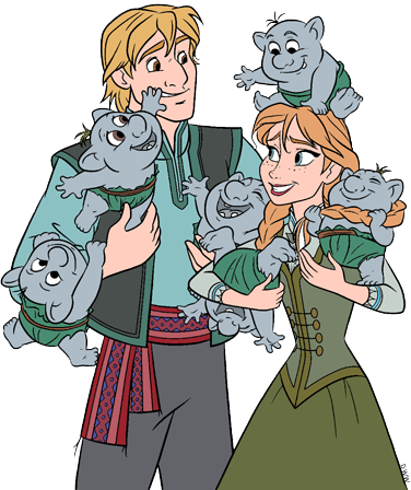 Frozen Clip Art - Frozen Troll Clipart (376x448), Png Download