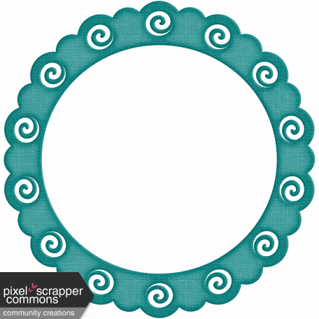Turquoise Clipart Burlap Frame - Digital Scrapbooking (456x456), Png ...