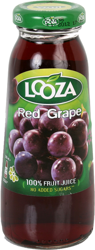 Looza Red Grape Fruit Juice - Looza (600x900), Png Download