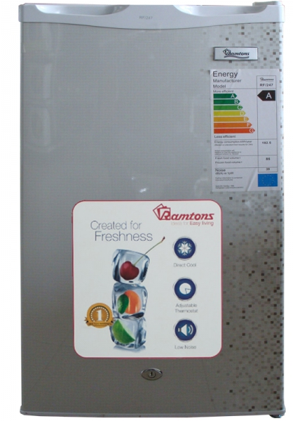 Single Door Fridge Ramton - Ramtons (644x598), Png Download