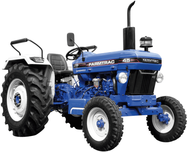 Indian Tractor Png - Farmtrac Tractor Png (650x520), Png Download