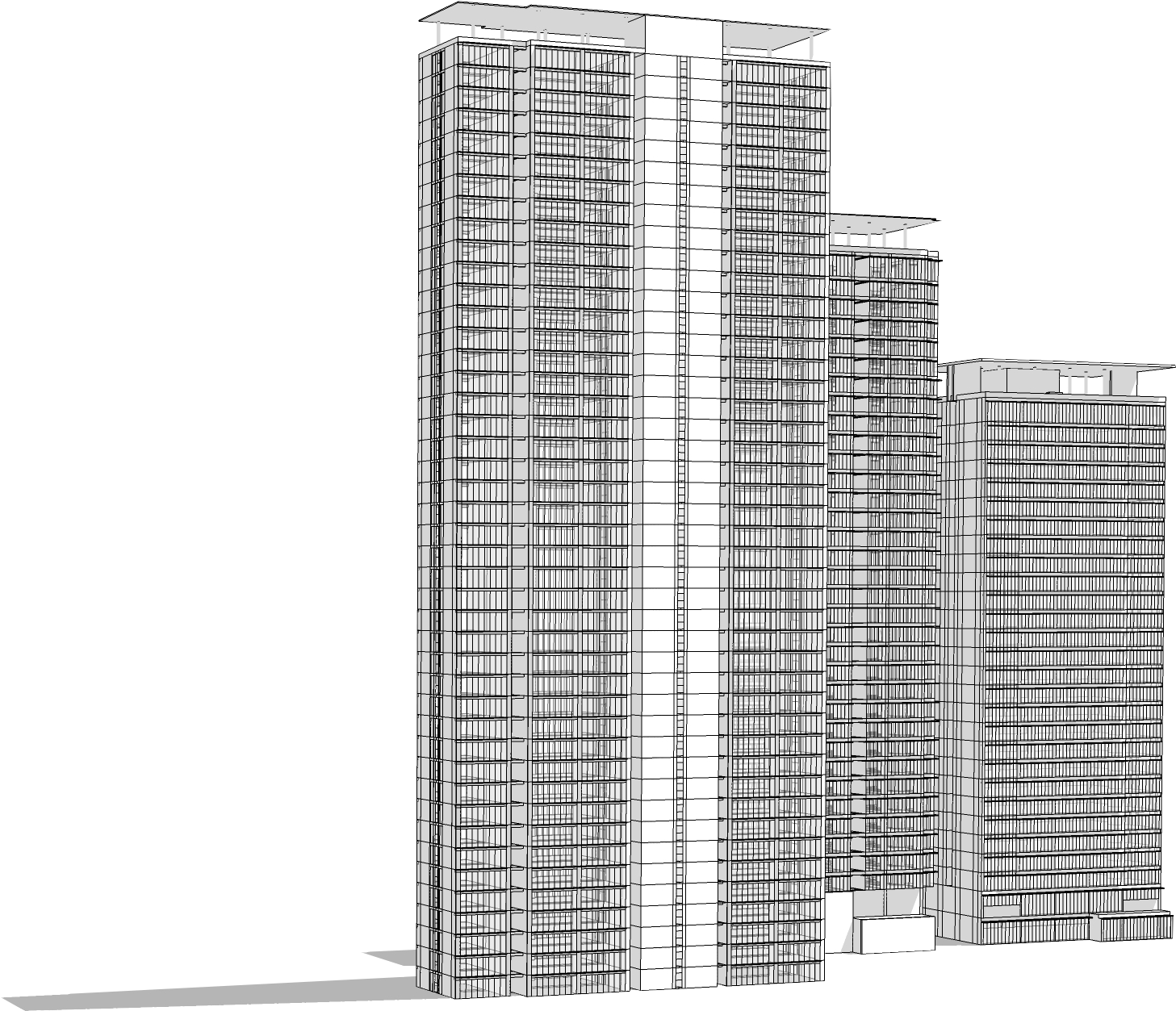 000 Sqm Of Residential Land - Tower Block (1557x1313), Png Download