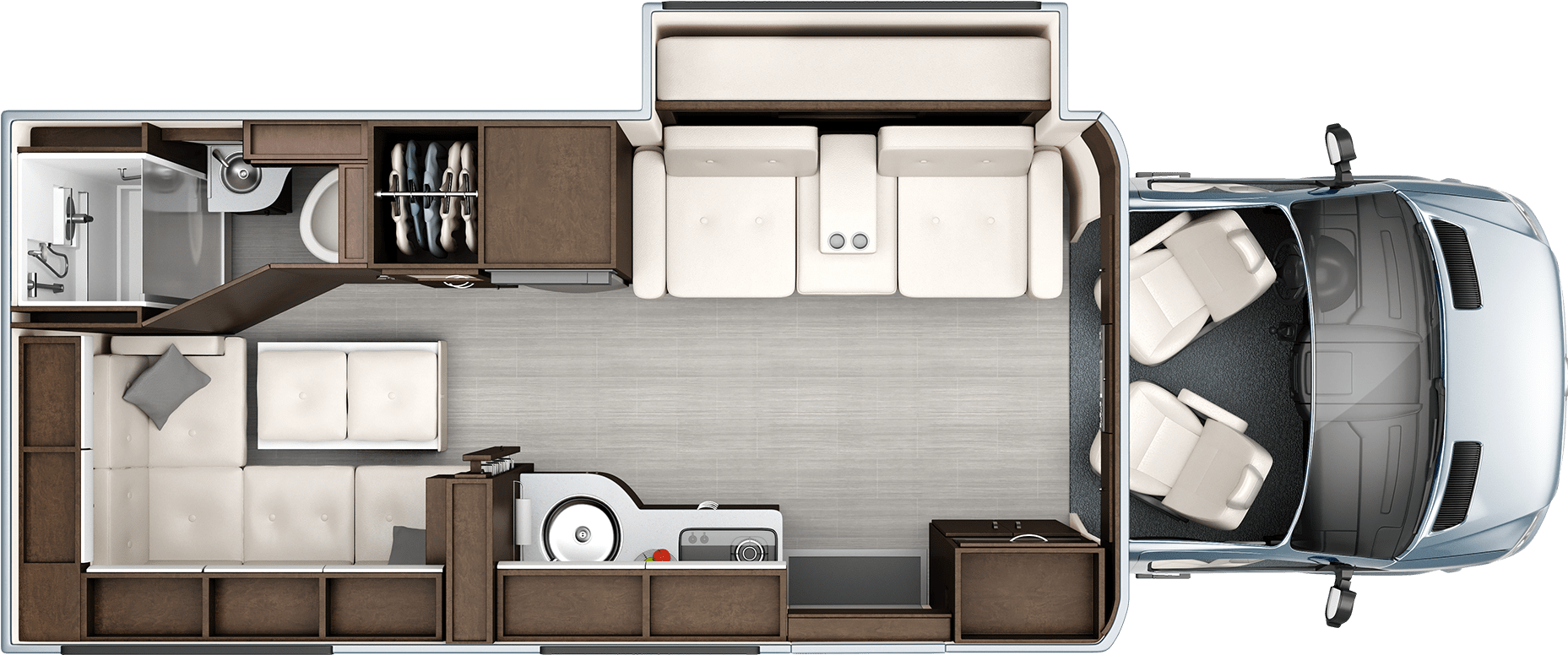 Unity Fx Floorplan - Leisure Travel Unity (1920x883), Png Download