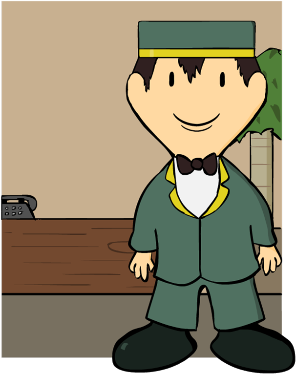 Bags Please - Cartoon (686x784), Png Download