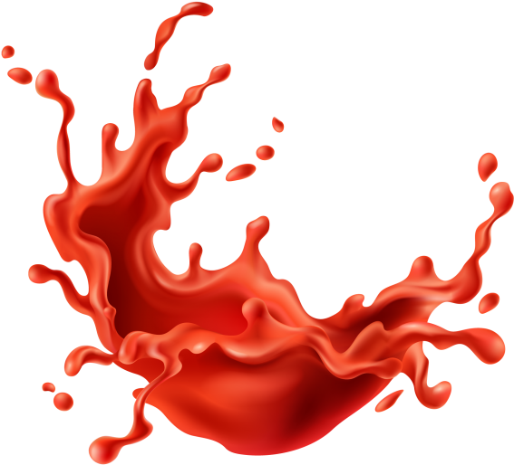 Sauce Splash - Tomato Splash Png (866x650), Png Download