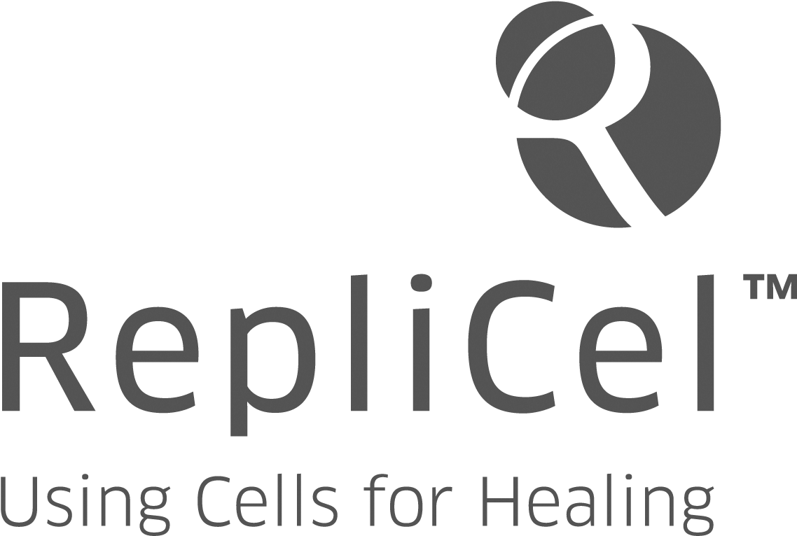 Download Black Logo With Tagline - Replicel | Transparent PNG Download ...