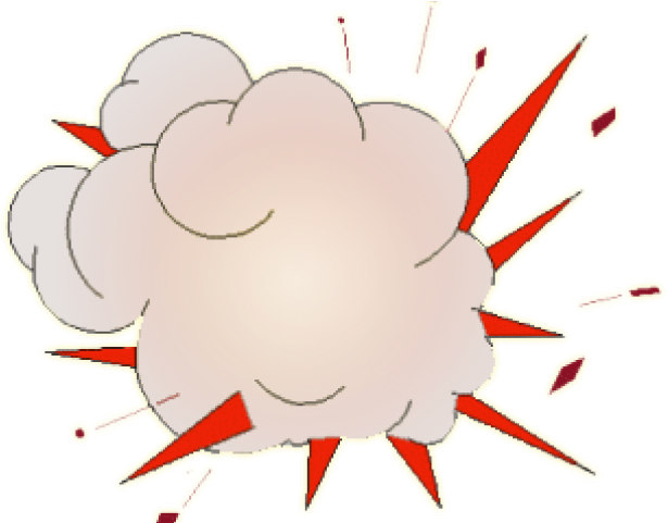 Explosion Clip Art (640x480), Png Download
