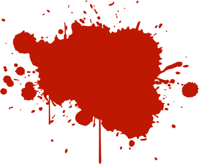 Red-splatter - Splatter Shape (690x540), Png Download