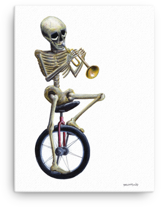 Canvas Print - Doot Skeleton Png (1000x1000), Png Download