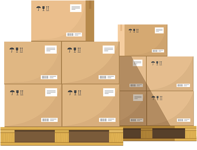 3 - - Boxes Pallet (700x700), Png Download