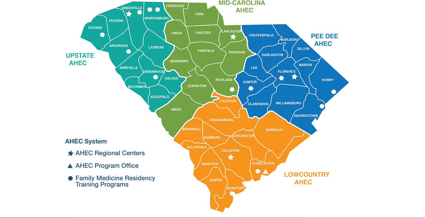 Region Finder Sc Ahec Rh Scahec Net South Carolina - Atlas (1379x786 ...