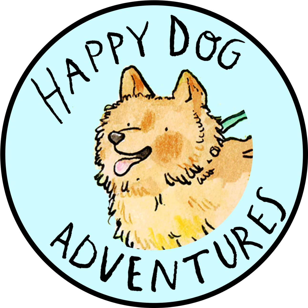 Happy Dog Adventures (1378x1378), Png Download