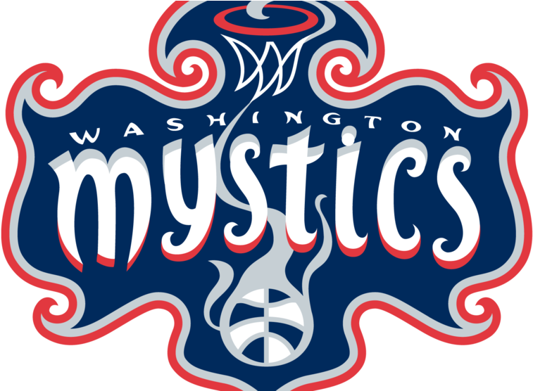 Washington Mystics Logo - Wnba Mystics (986x555), Png Download