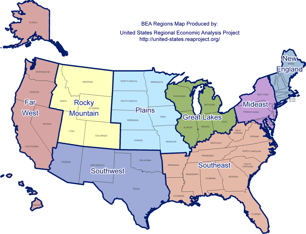 Georgia Regions Map Awesome Map The Us With 5 Regions - United States ...