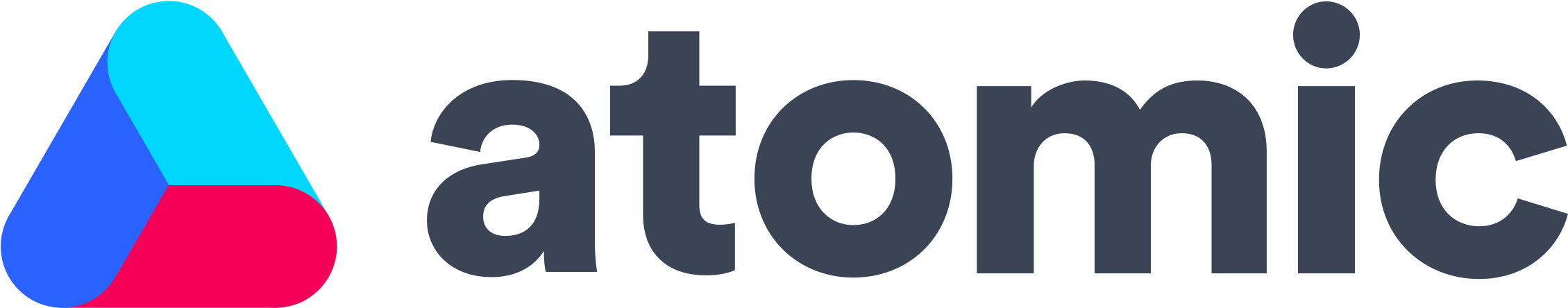 Atomic - Press - Atomic Logo (2874x1082), Png Download