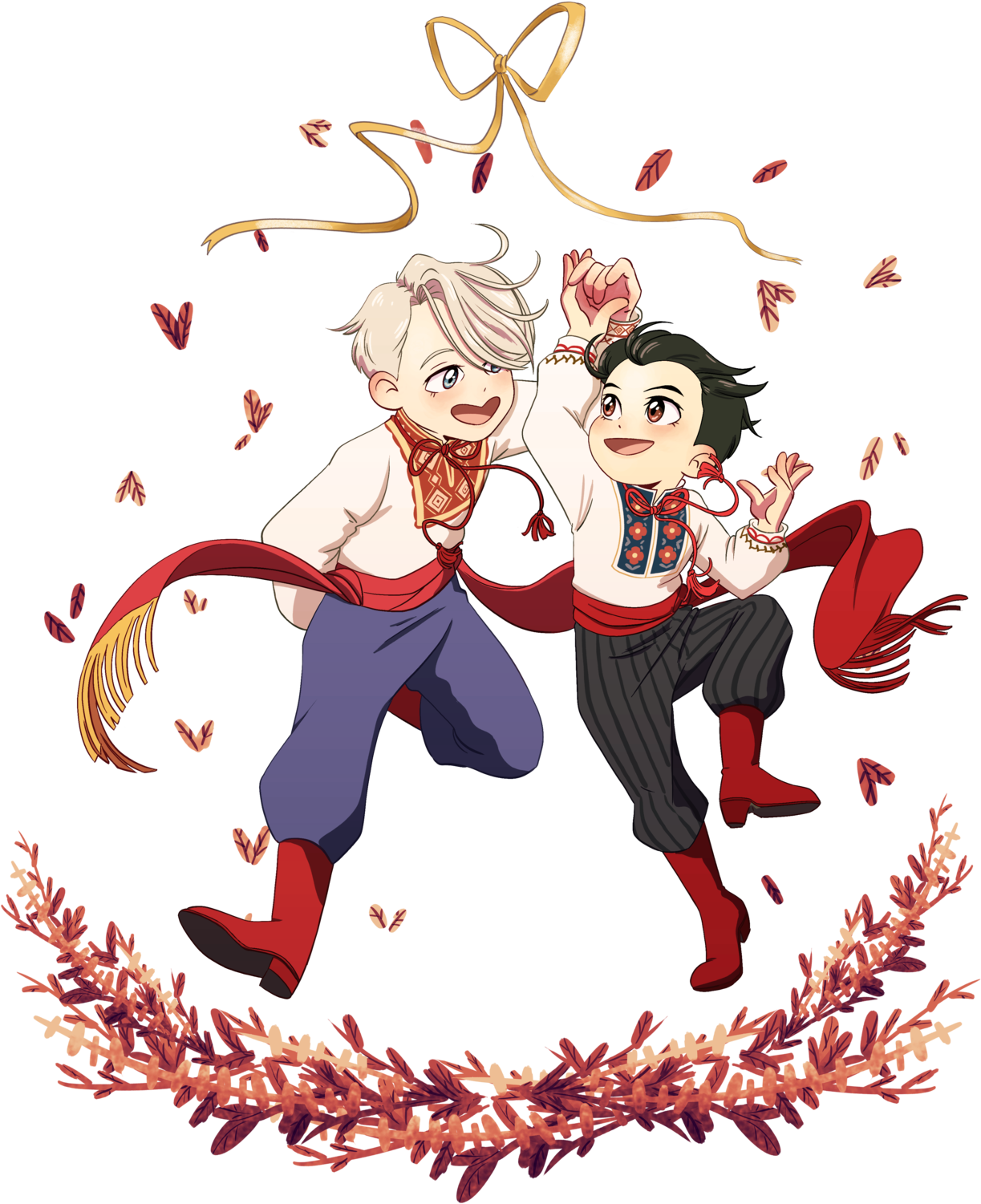 Yuri On Ice - Cartoon (1280x1547), Png Download