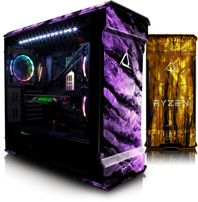 Clx Gaming Pc Kit Image - Purple Desktop Pc Cases (700x700), Png Download