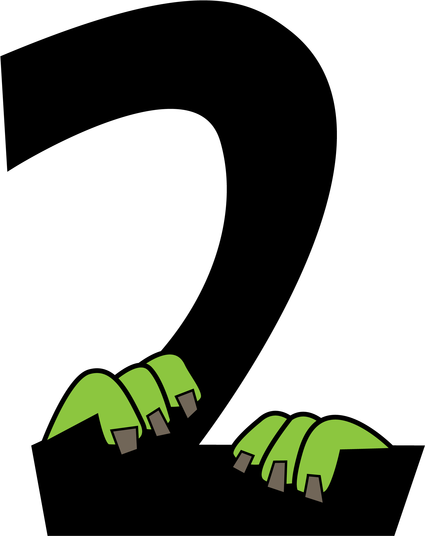 Spooky Numbers (1725x2250), Png Download