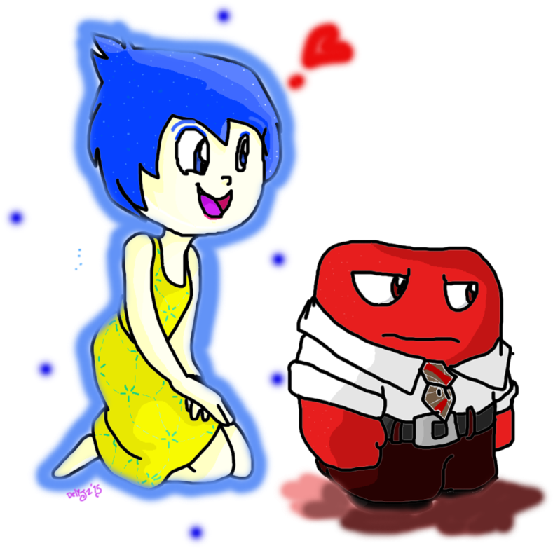 Inside Out Joy And Anger Draw 2 By Delijz On Deviantart - Inside Out ...