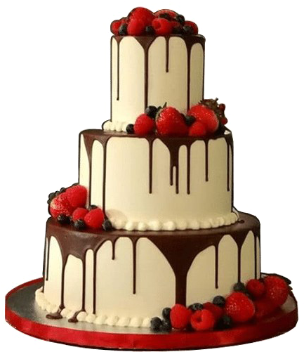 Wedding Cake Png Image - 3 Layer Cake Png (500x500), Png Download