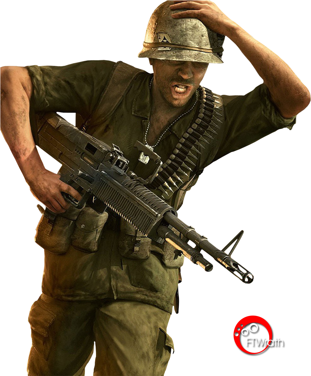 Vietnam Soldier Png - Anime Soldier Png Hd (1000x1200), Png Download