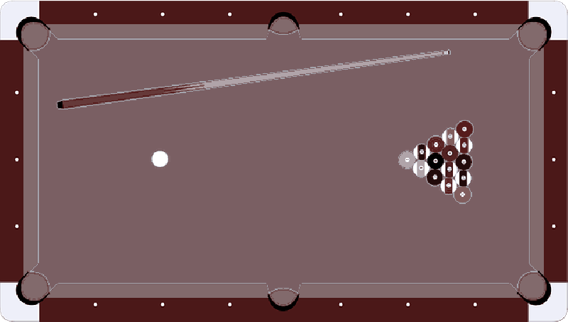 Mb Image/png - Pool Table Top View (800x453), Png Download