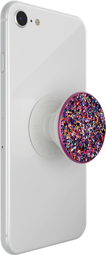 Download Sparkle Party Multi - Black Sparkle Popsocket | Transparent ...