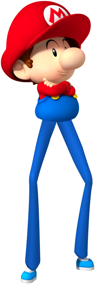 Download fawfultg64 super Mario Maker 2 Hype - Baby Mario | Transparent ...