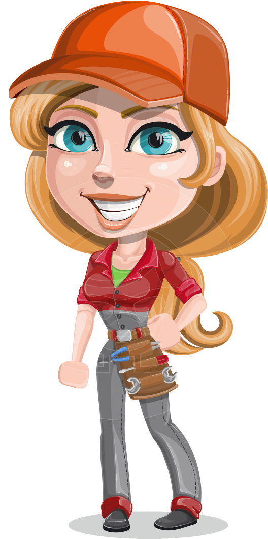 Carlita The Sweet Mechanic Woman - Female Human Cartoon Characters ...
