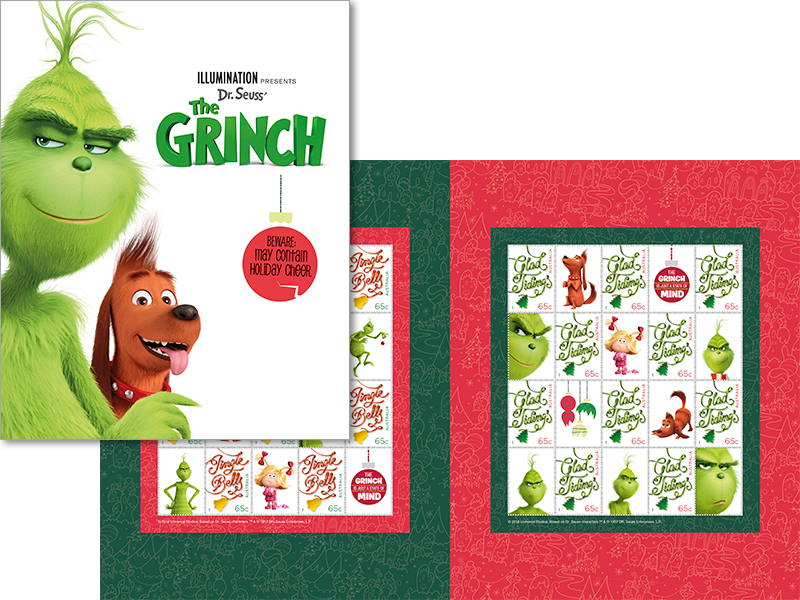 The Grinch Stamp Pack (800x600), Png Download