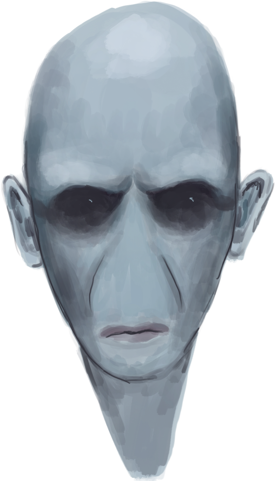 Voldemort - Mask (1464x1772), Png Download