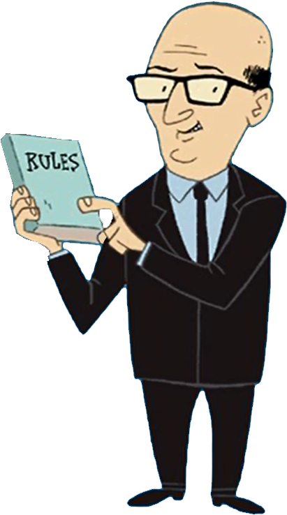 Principal Pankley - Cartoon (441x785), Png Download