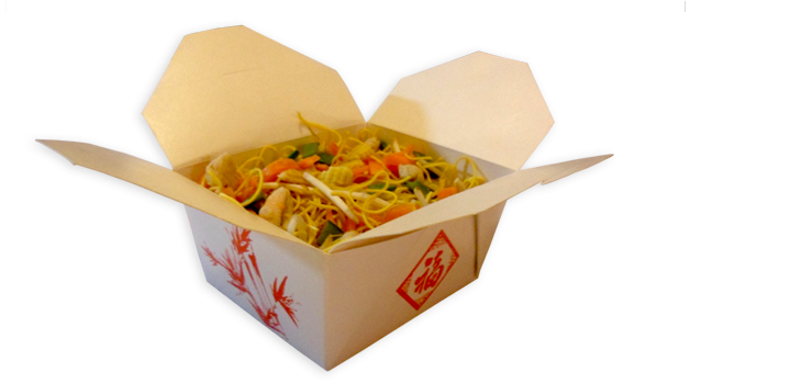 Noodles Chinese Food Box - Pancit (960x387), Png Download