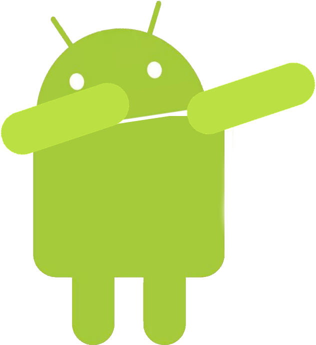 Dabbing Android - Android Gingerbread Logo (800x799), Png Download